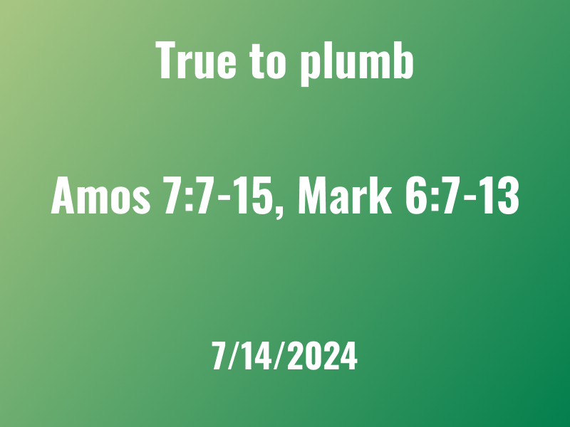 True to plumb – Tree of Life Anglican Church – Garner, NC